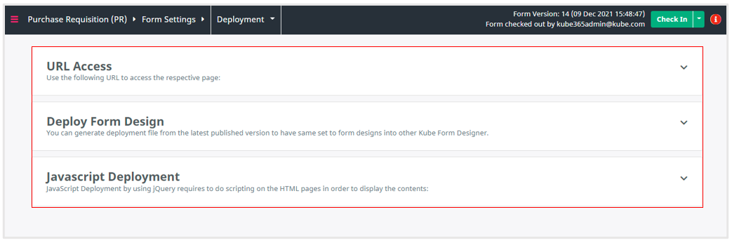 KUBE - User Manual
